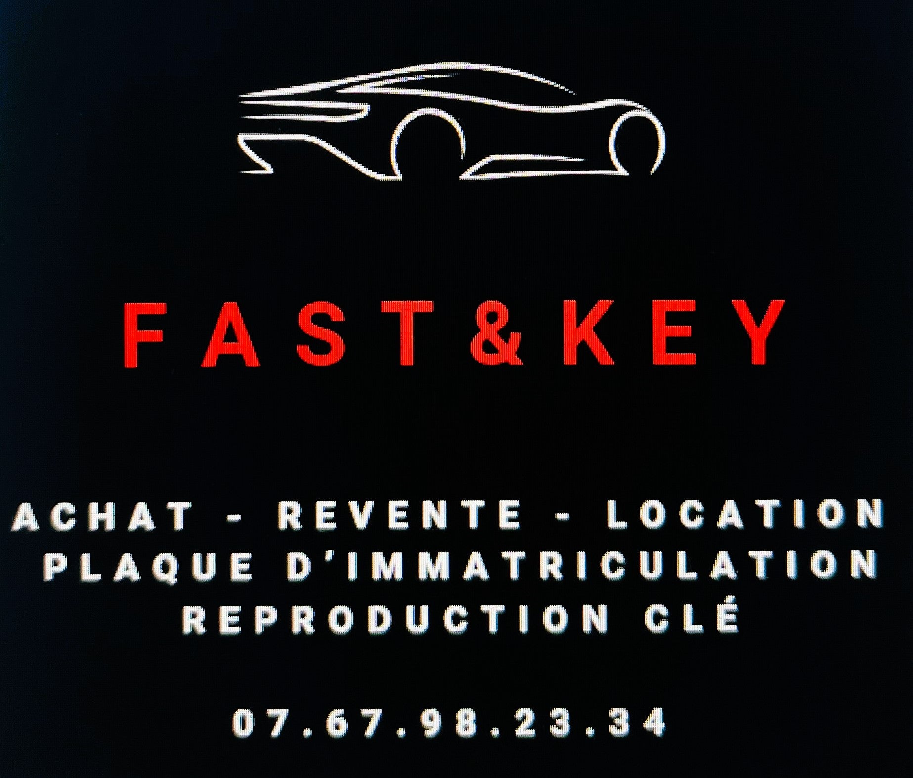 Plaques d'immatriculation – FAST&KEY